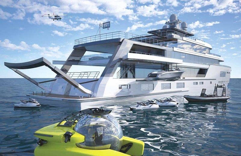 Inspiring Superyacht Project: Gill Schmid Design’s New Hybrid - Covet ...